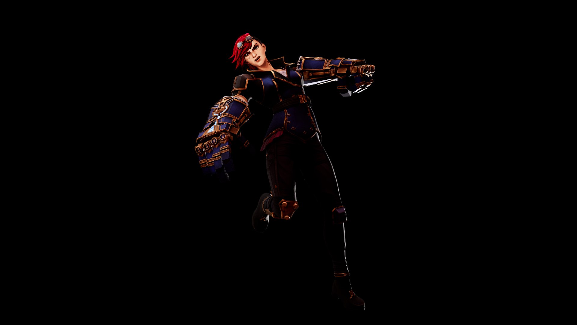 Vi Enforcer Arcane With Gauntlets 3D Model - TurboSquid 2368170