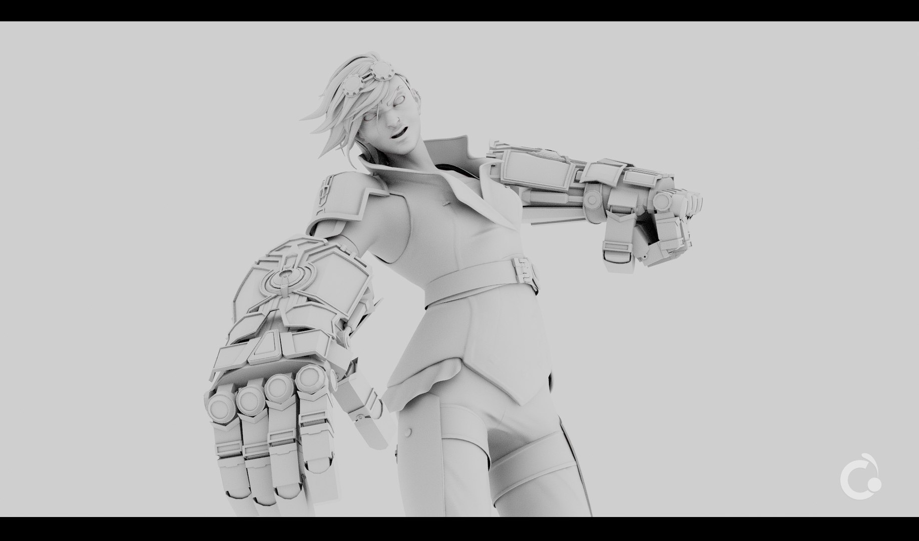 Vi Enforcer Arcane With Gauntlets 3D Model - TurboSquid 2368170