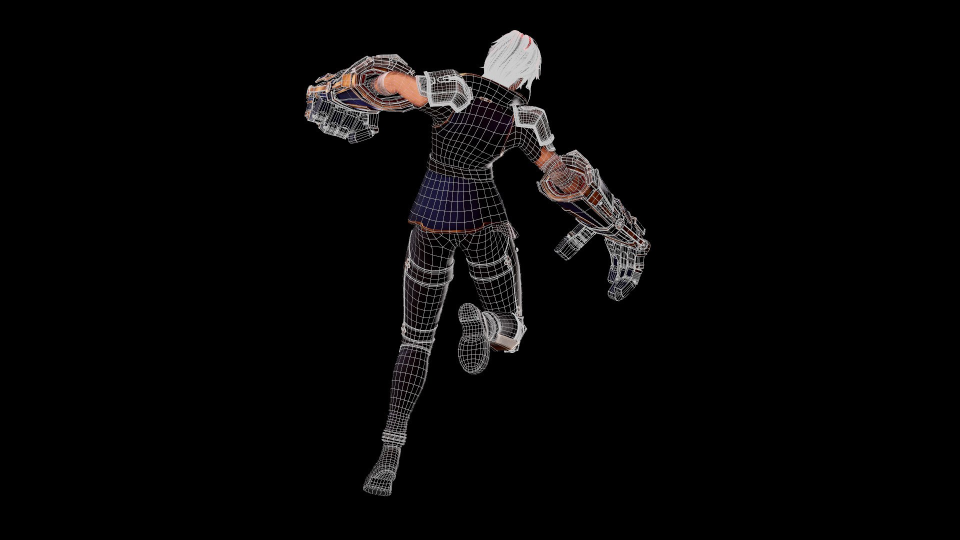Vi Enforcer Arcane With Gauntlets 3D Model - TurboSquid 2368170