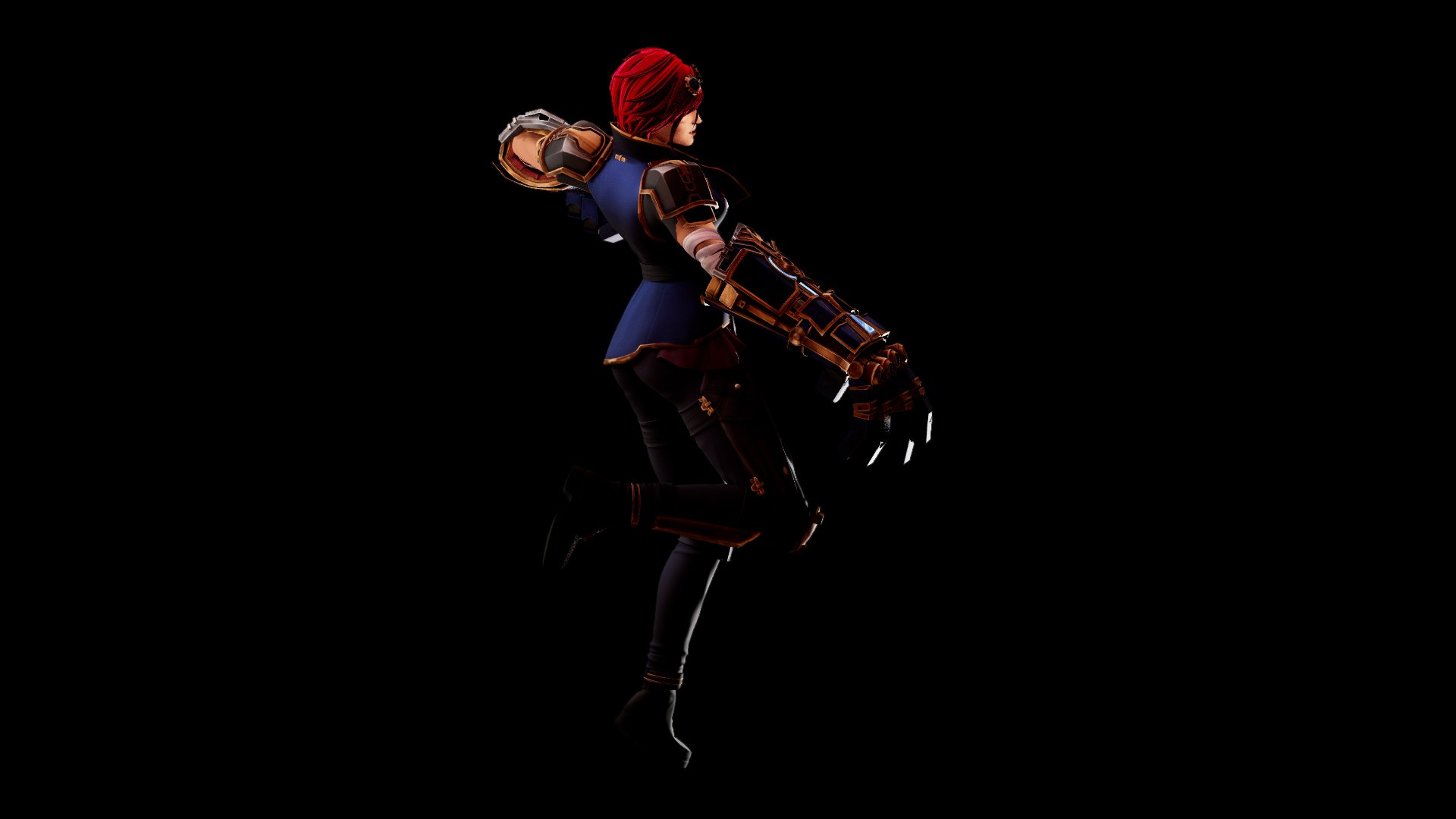 Vi Enforcer Arcane With Gauntlets 3D Model - TurboSquid 2368170