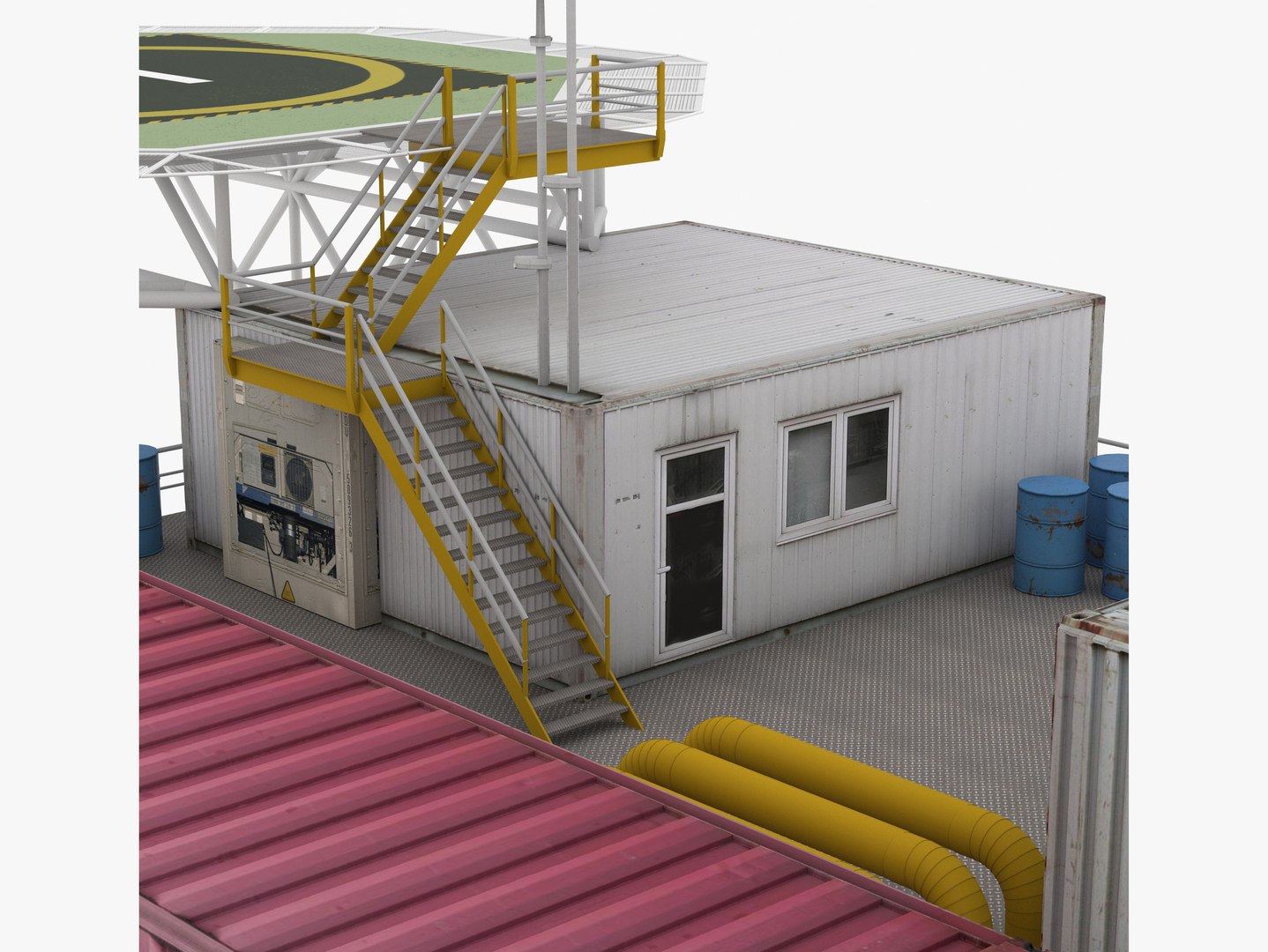 3D Wind farm construction - TurboSquid 2053223