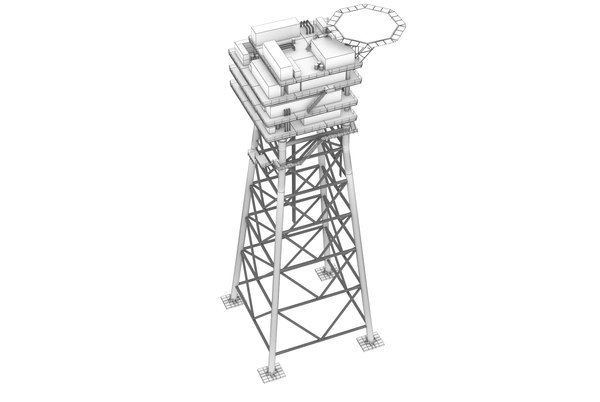 modelo 3d Wind farm construction - TurboSquid 2053223