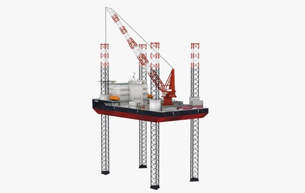 modelo 3d Wind farm construction - TurboSquid 2053223