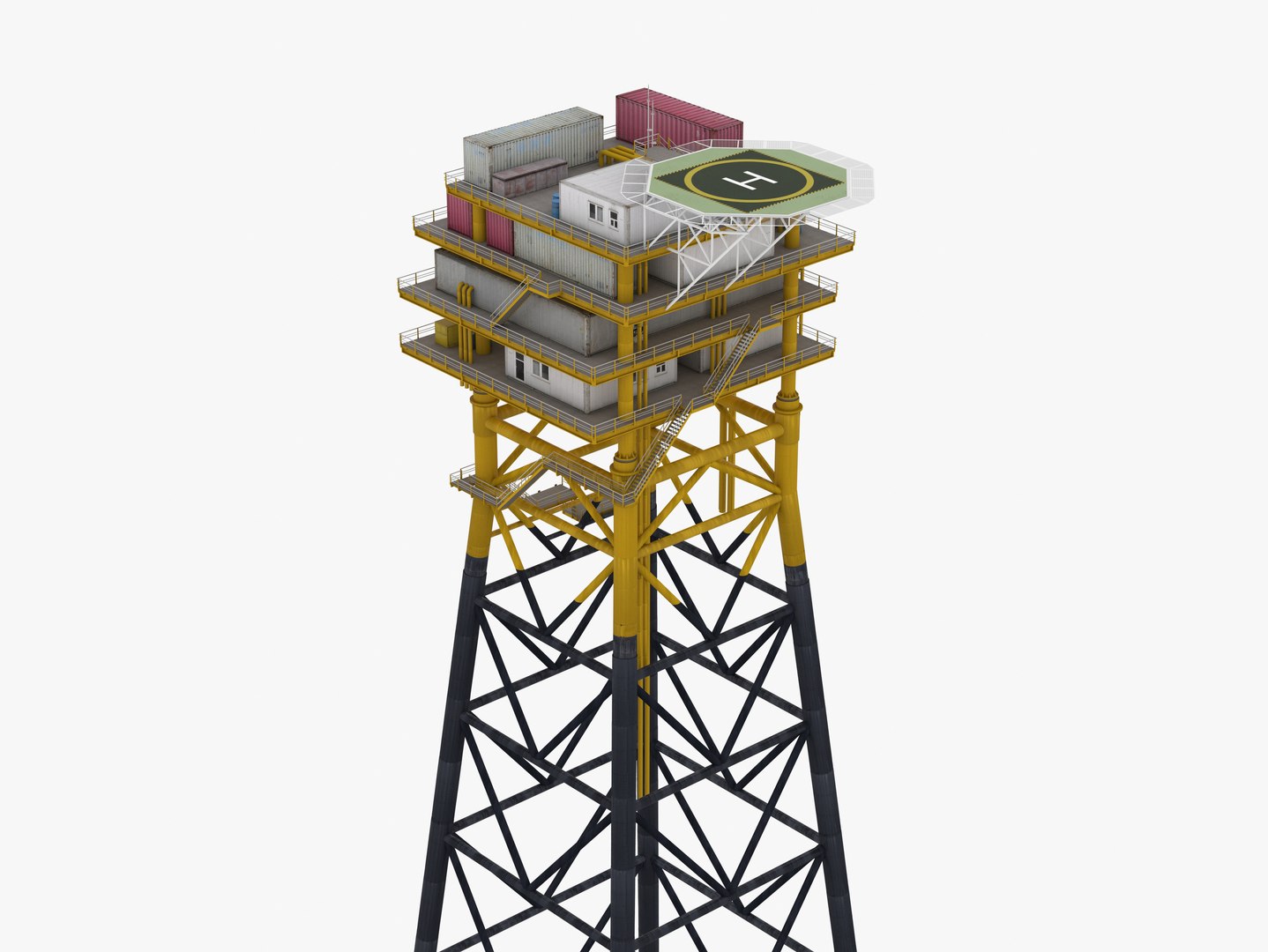 3D Wind farm construction - TurboSquid 2053223