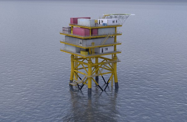 modelo 3d Wind farm construction - TurboSquid 2053223