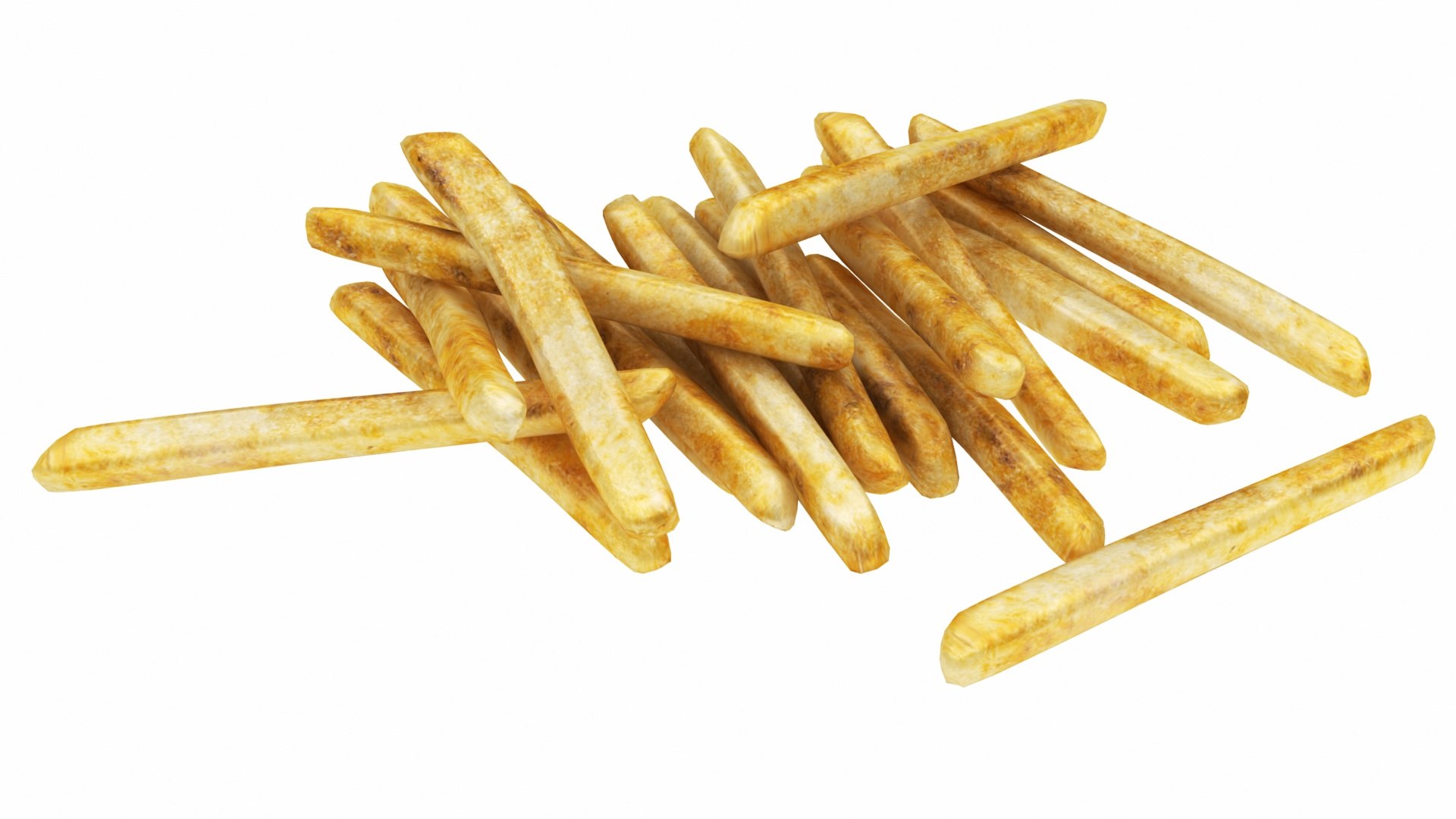 Fries Food Snack Model - TurboSquid 1678965
