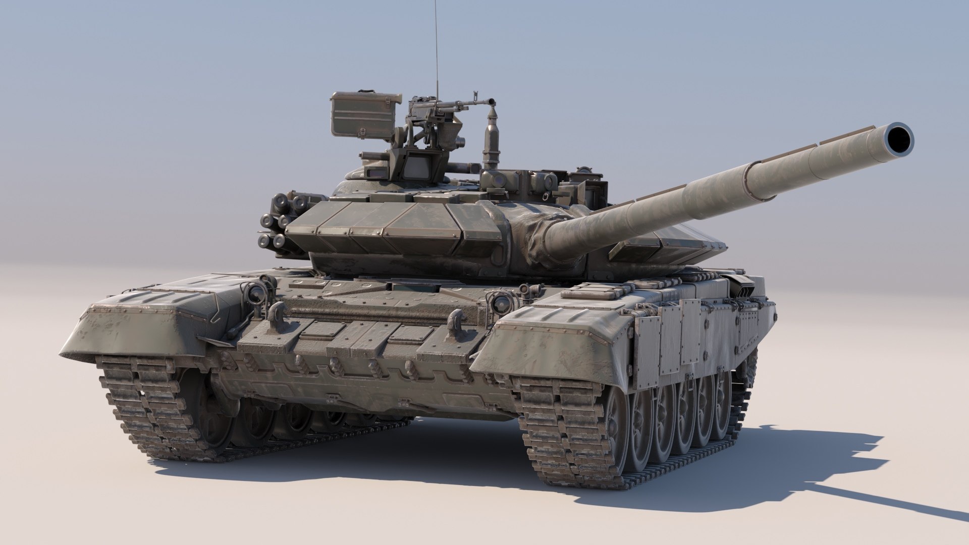 T-90 Russian Main Battle Tank 3D Model - TurboSquid 1764843