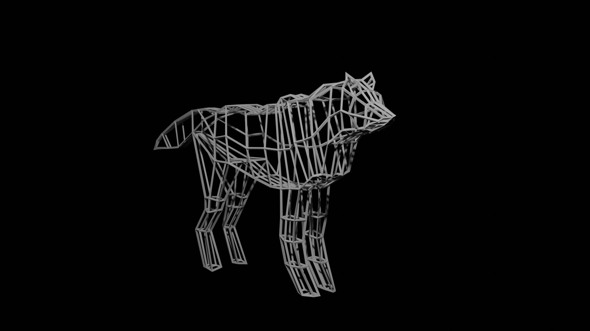 3D Low Poly Wolf Model - TurboSquid 2346469