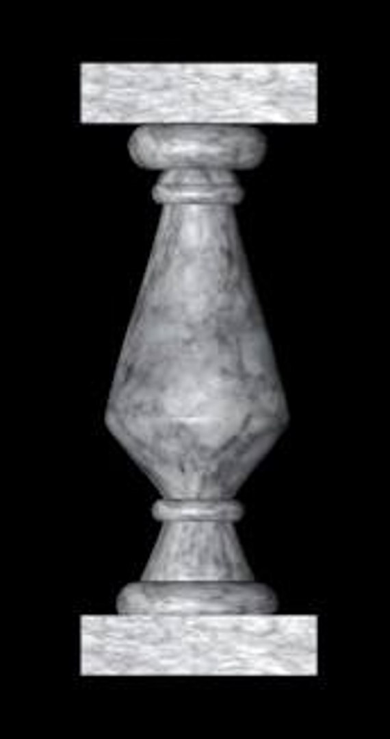 3ds max balustrade dae wrl