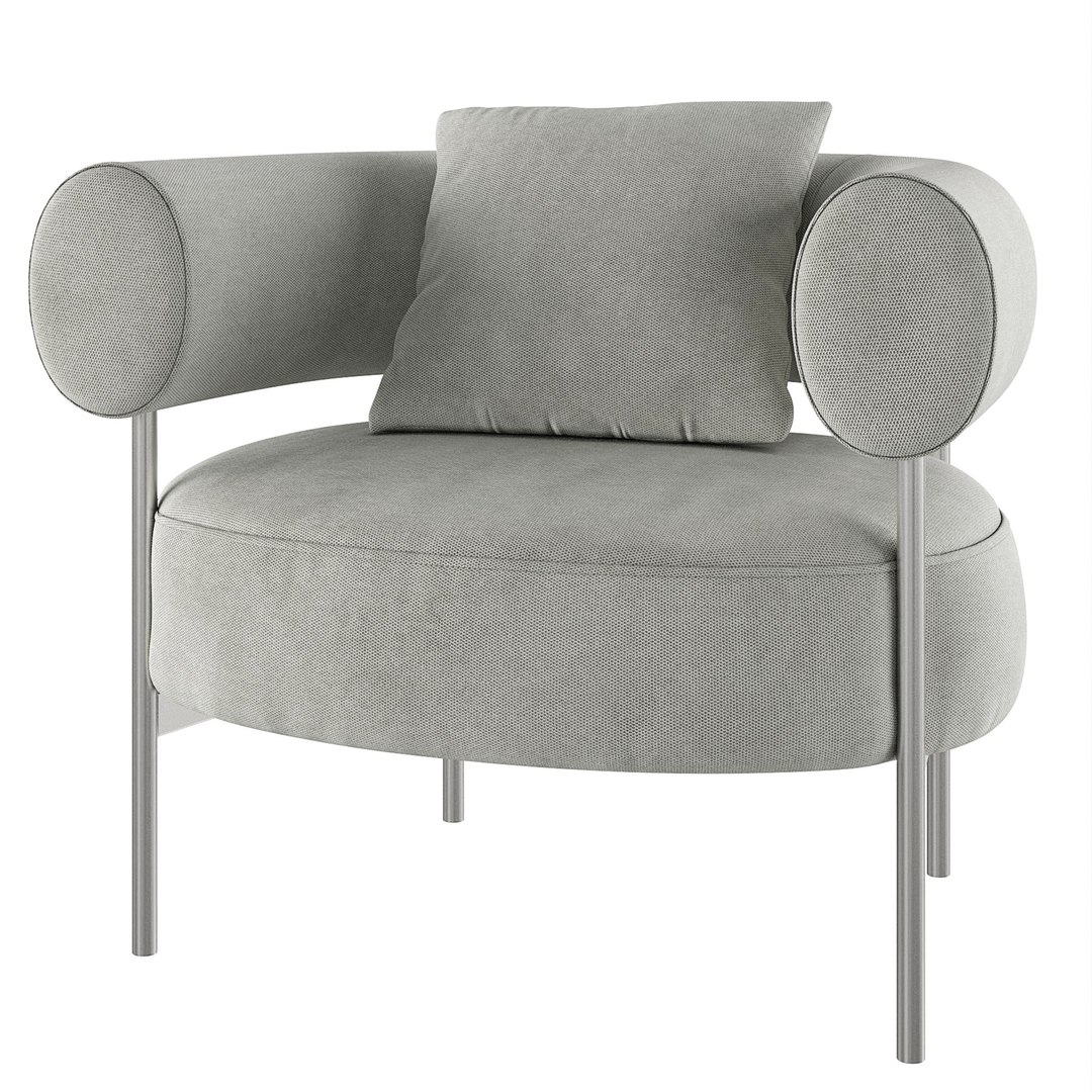 Armchair Aleia 3D Model - TurboSquid 2071260