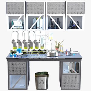 Laboratory Table 3D Models for Download | TurboSquid