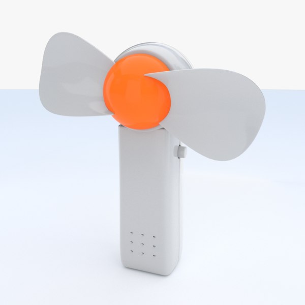 3d model electric hand fan