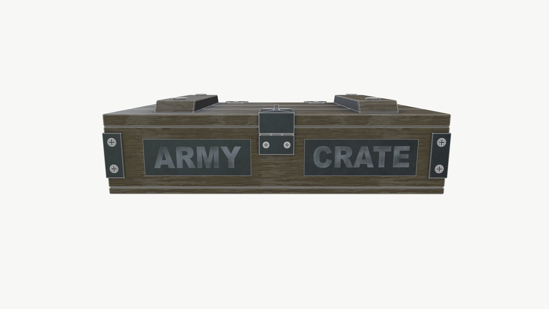 3D Army Crate - TurboSquid 2335556