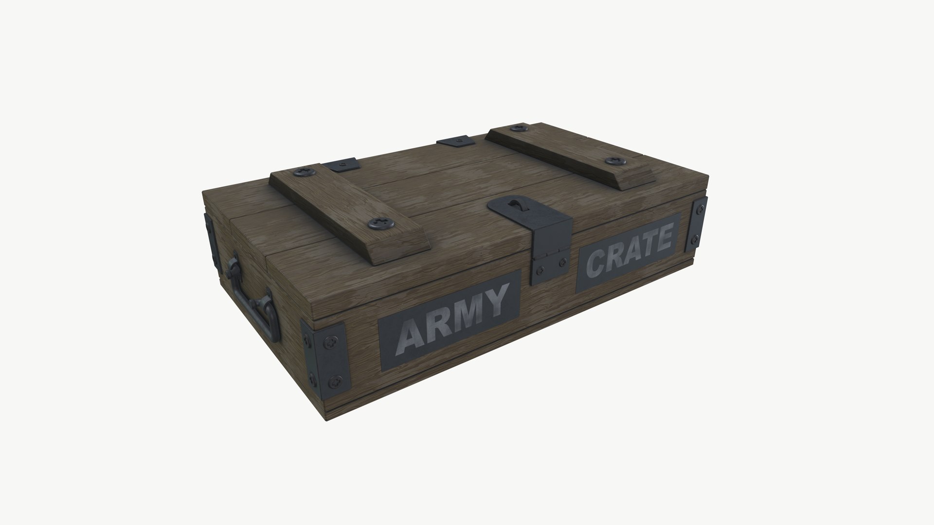 3D Army Crate - TurboSquid 2335556