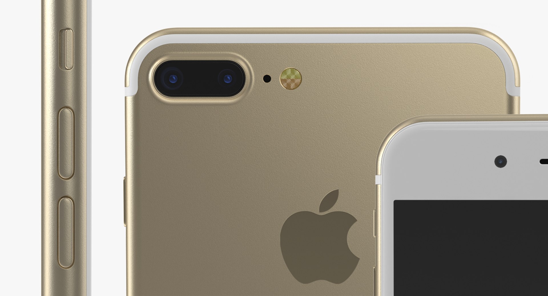 3d Model Of Iphone 7 Gold