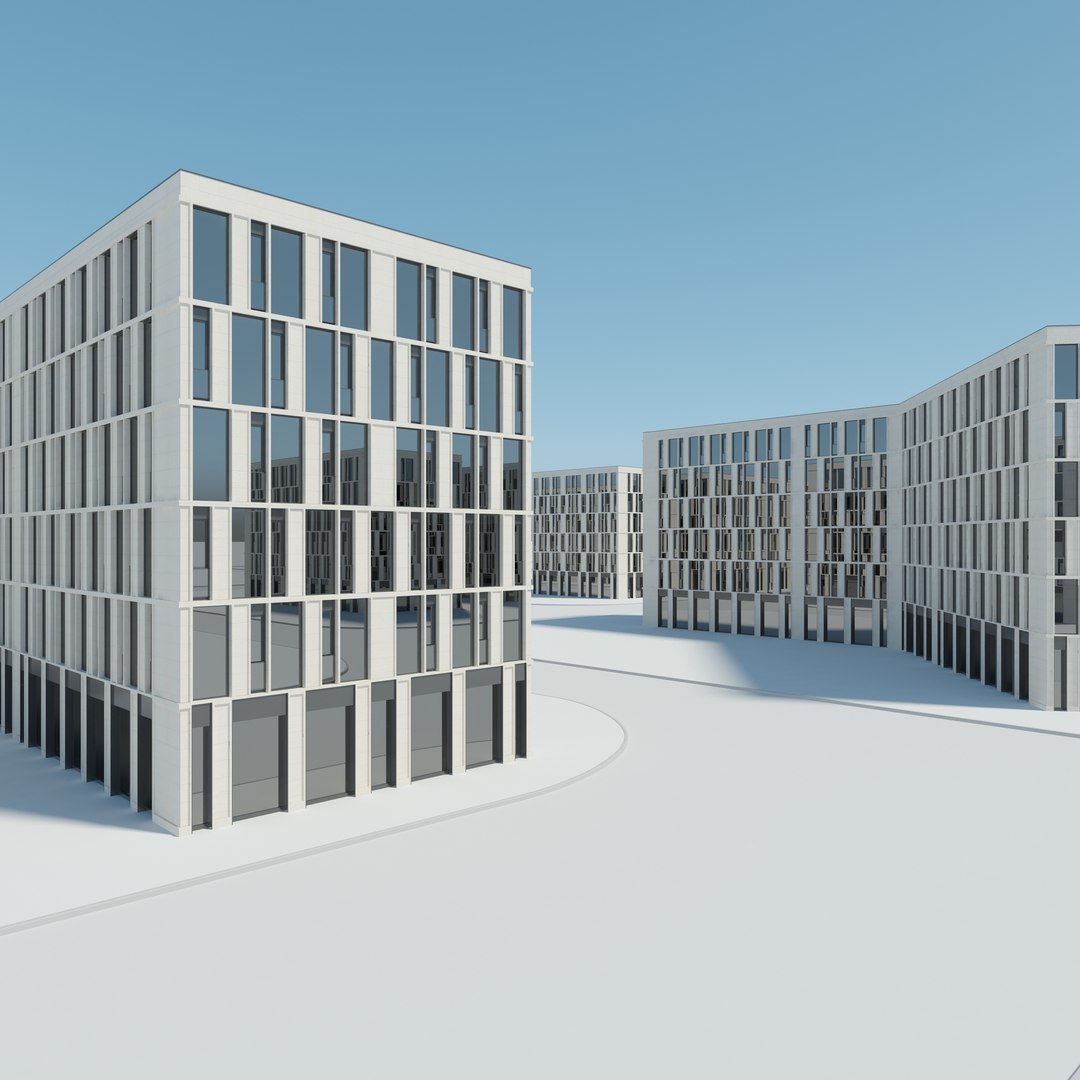 3D Concept Company Buildings Model - TurboSquid 1832800