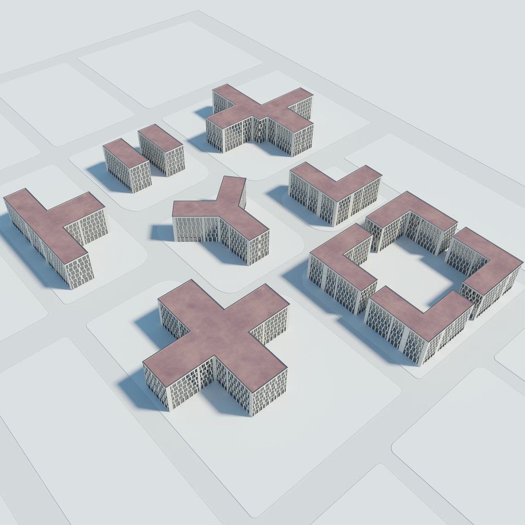 3D Concept Company Buildings Model - TurboSquid 1832800