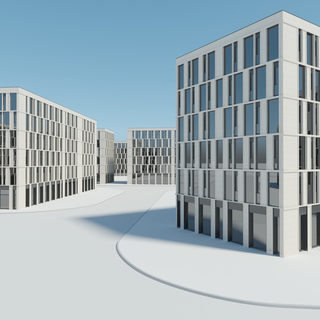 3D Concept Company Buildings Model - TurboSquid 1832800