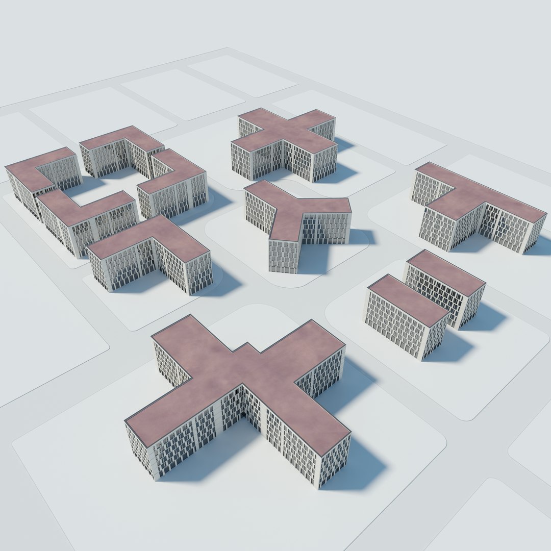 3D Concept Company Buildings Model - TurboSquid 1832800