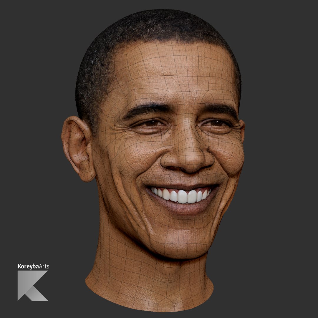 maya morphing smiling face portraits