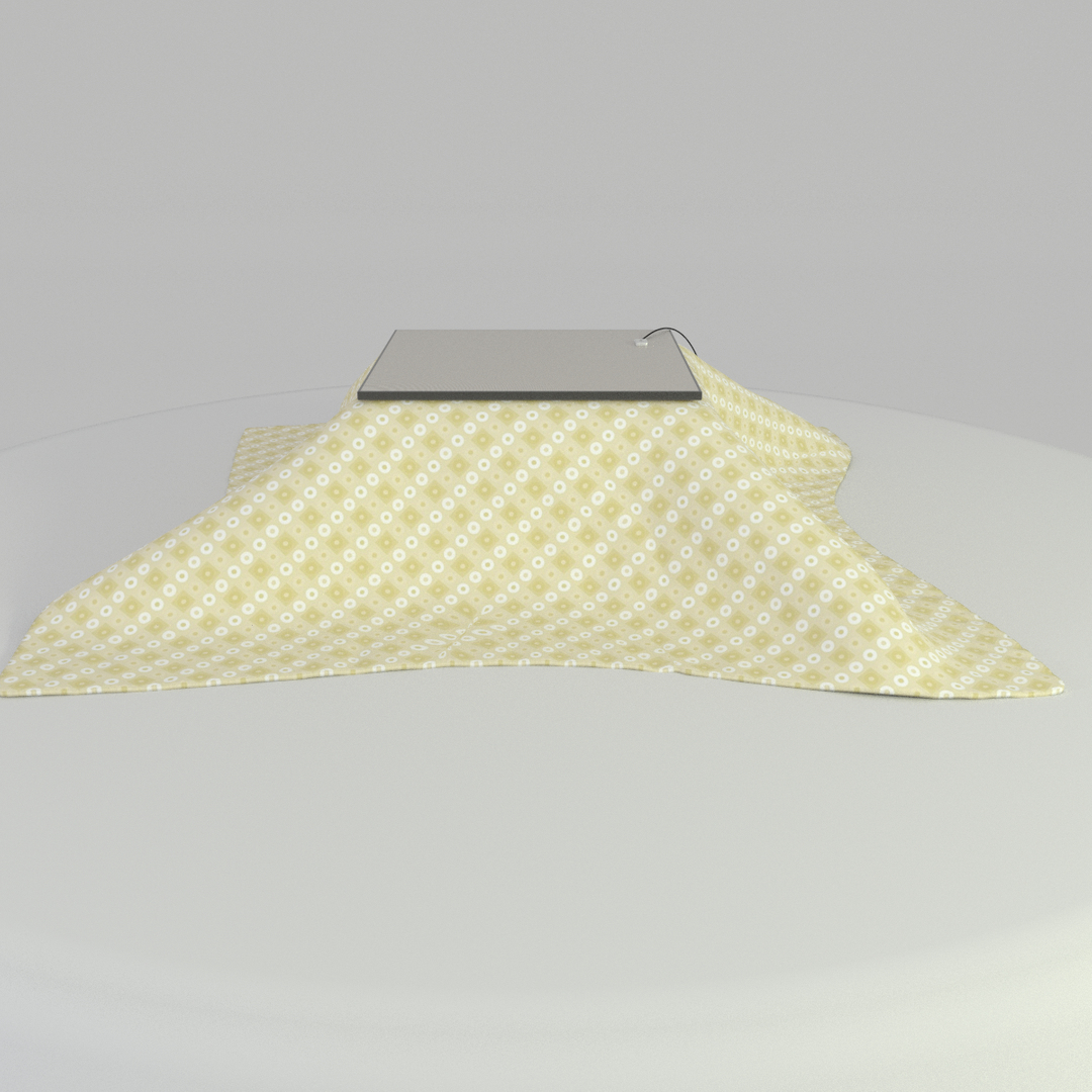 3d Japanese Kotatsu Table