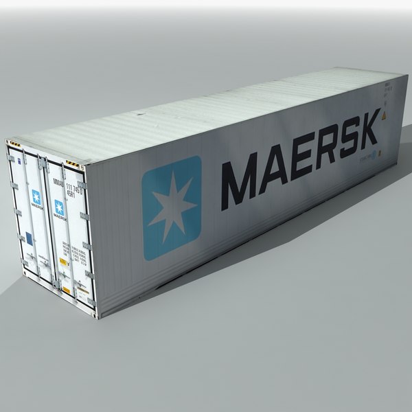 3d msc shipping container model