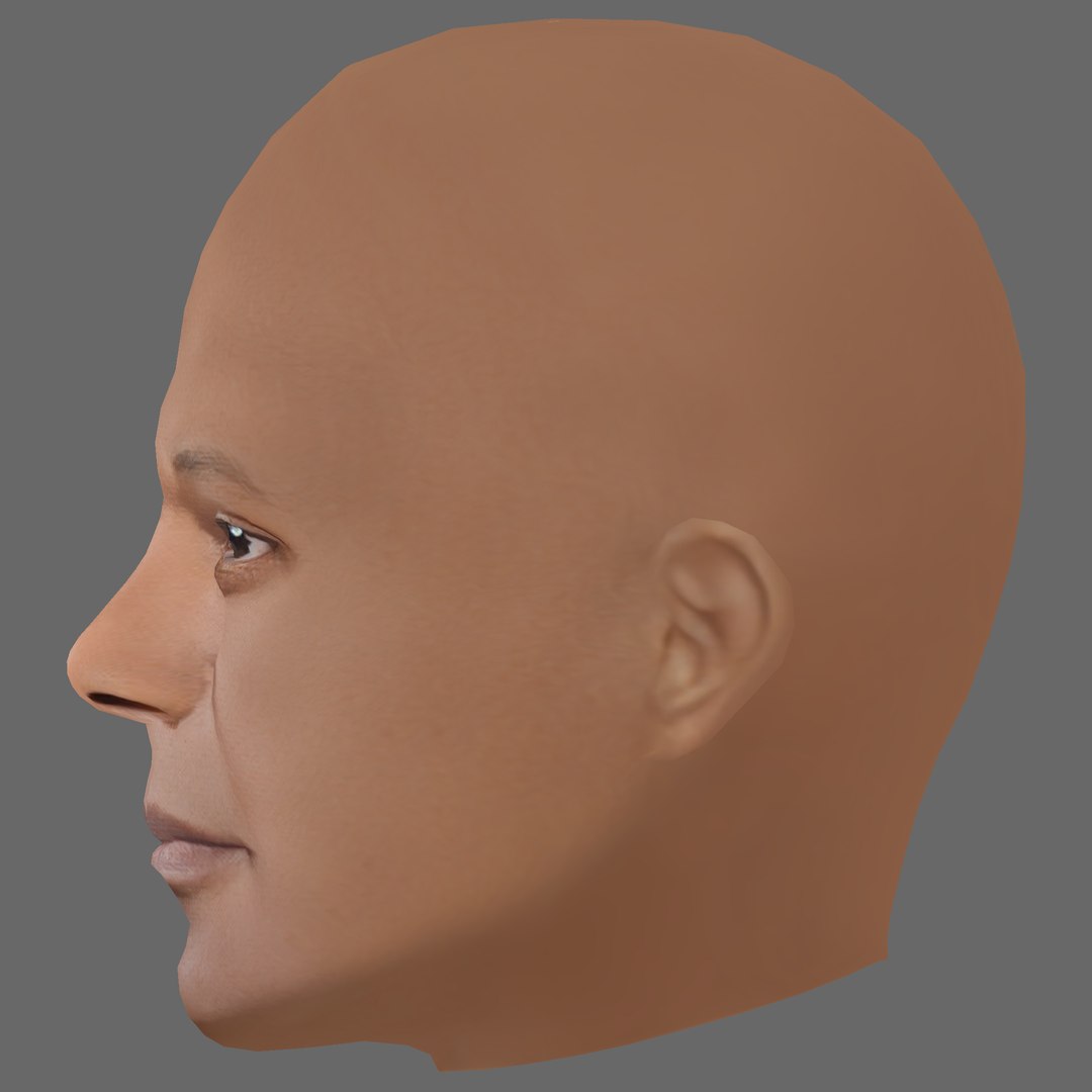 3D Samuel L Jackson Head - Low Poly Head For Game - TurboSquid 2219413