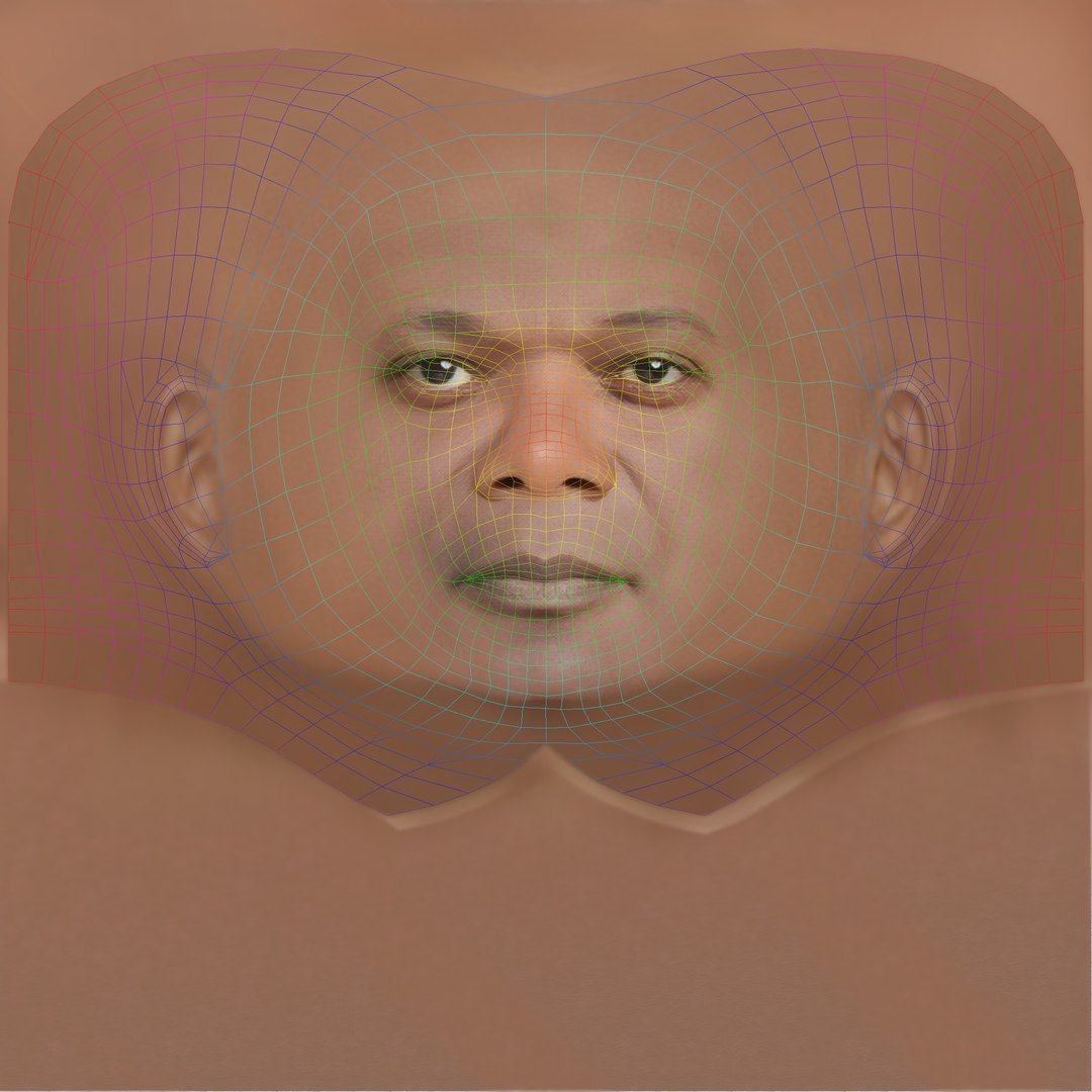 3D Samuel L Jackson Head - Low Poly Head For Game - TurboSquid 2219413