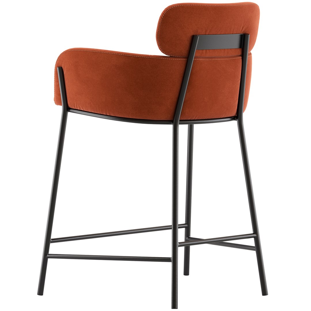 3D Model CB2 Azalea Counter Stool - TurboSquid 2163822