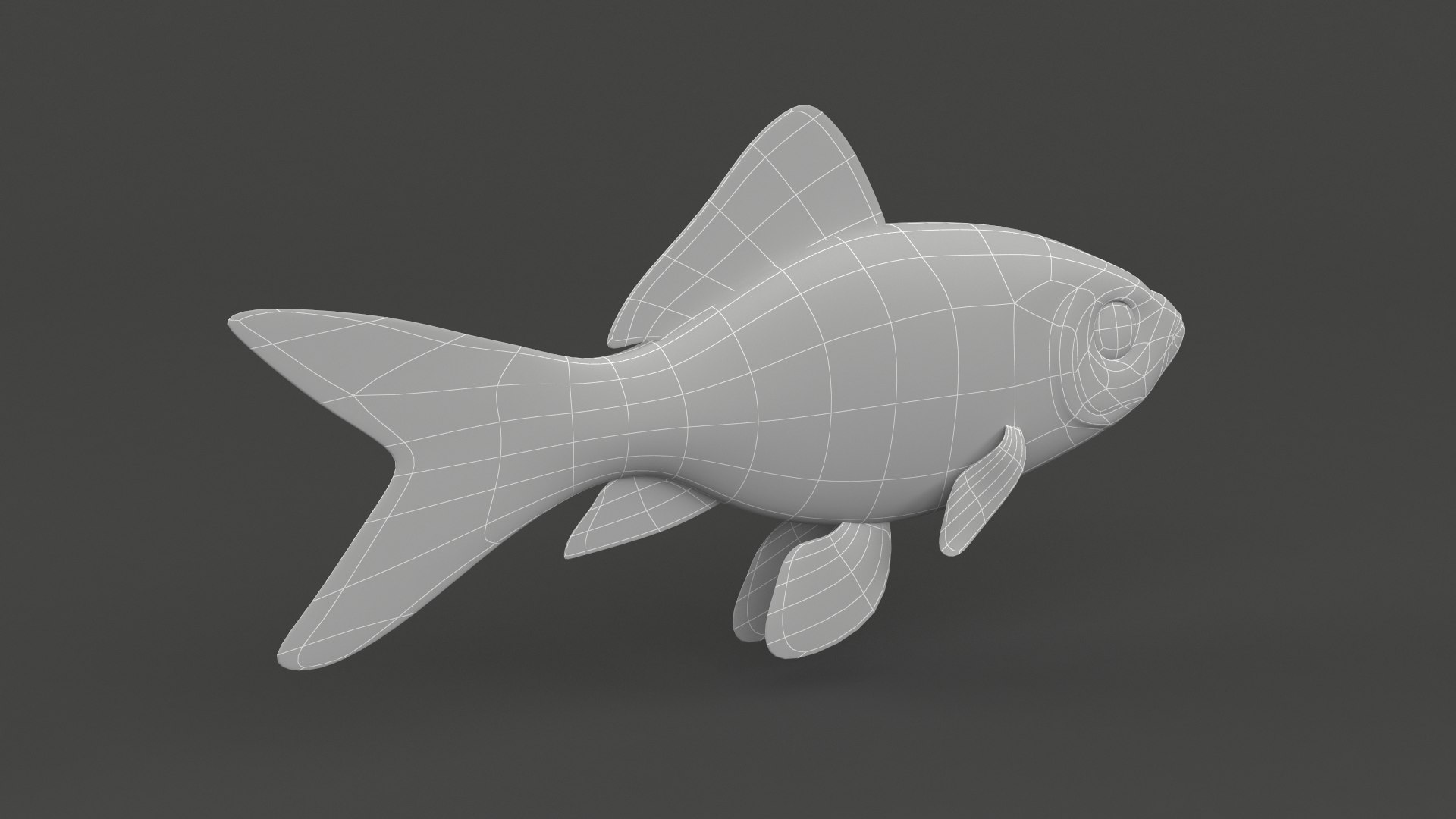 Gold Fish 3D Model - TurboSquid 2189037