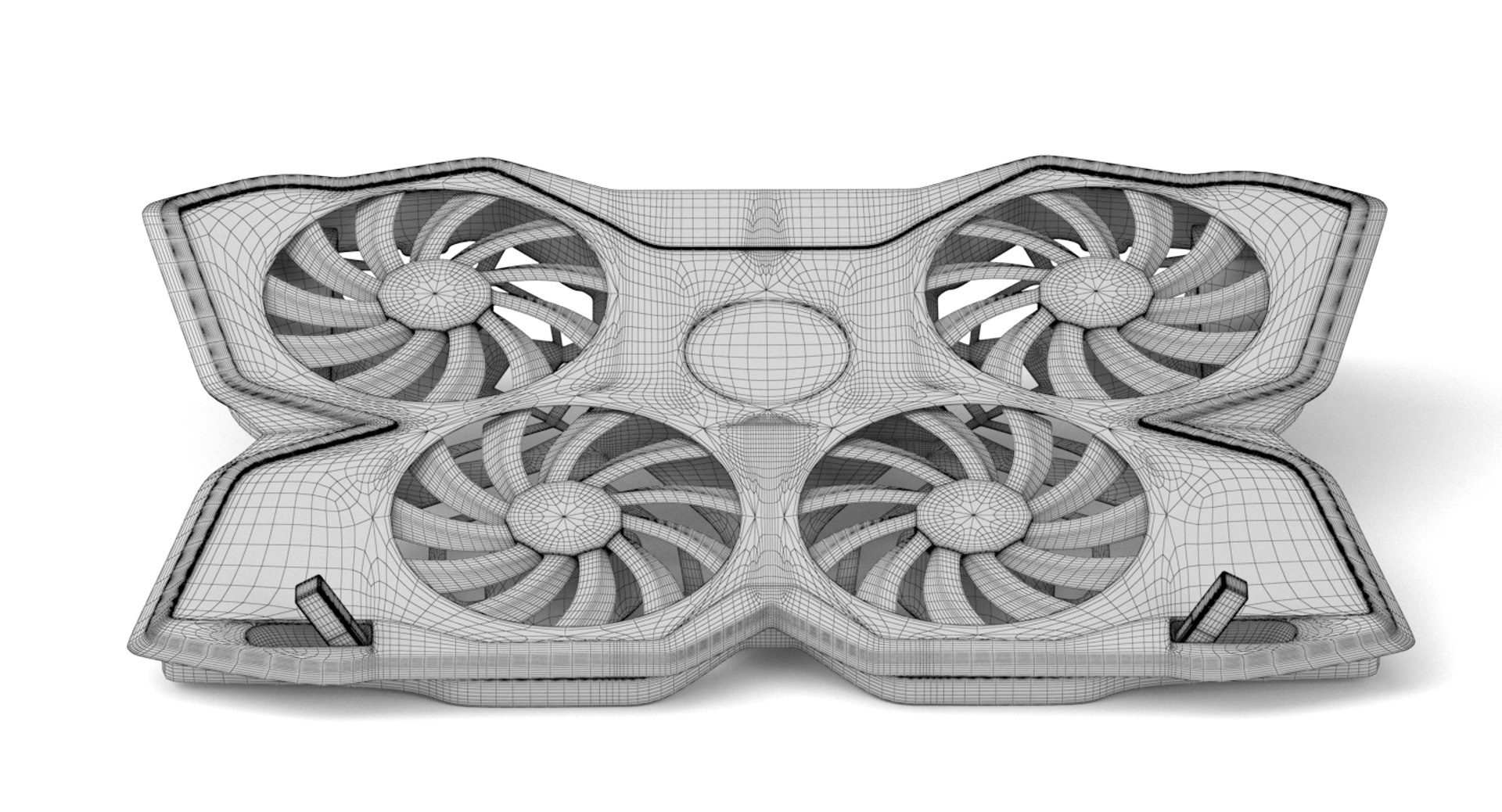 Cooling Pad Laptops Fans 3D Model - TurboSquid 1467872