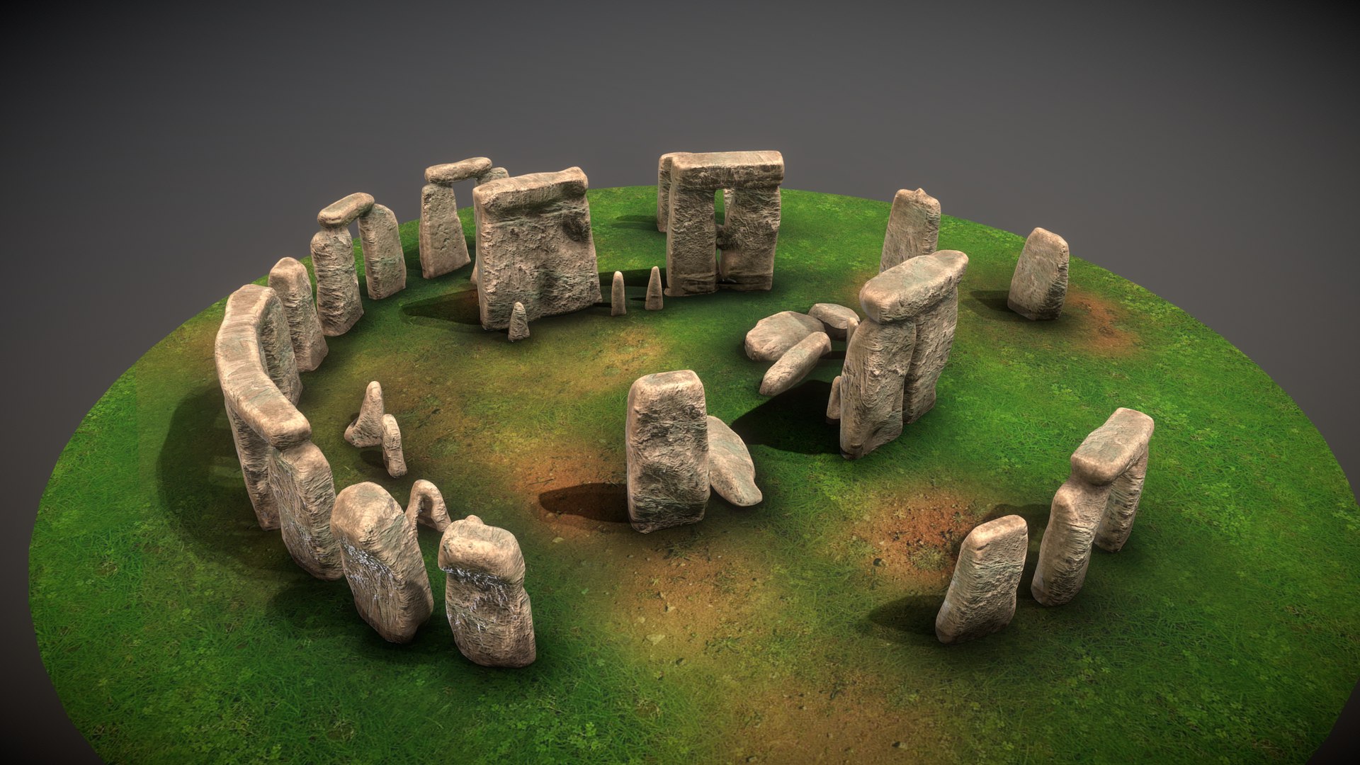 3D Stonehenge - TurboSquid 2408017