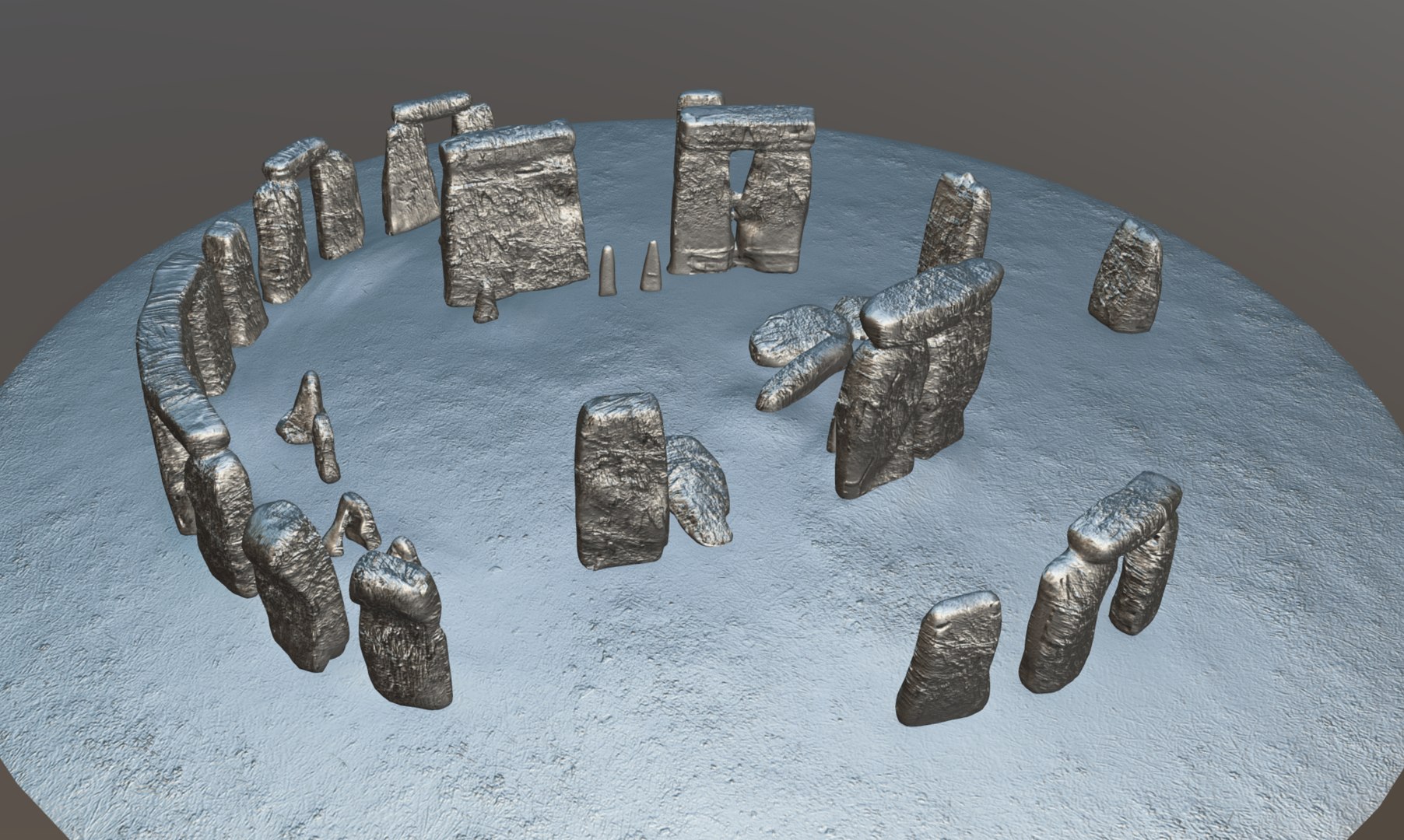 3D Stonehenge - TurboSquid 2408017