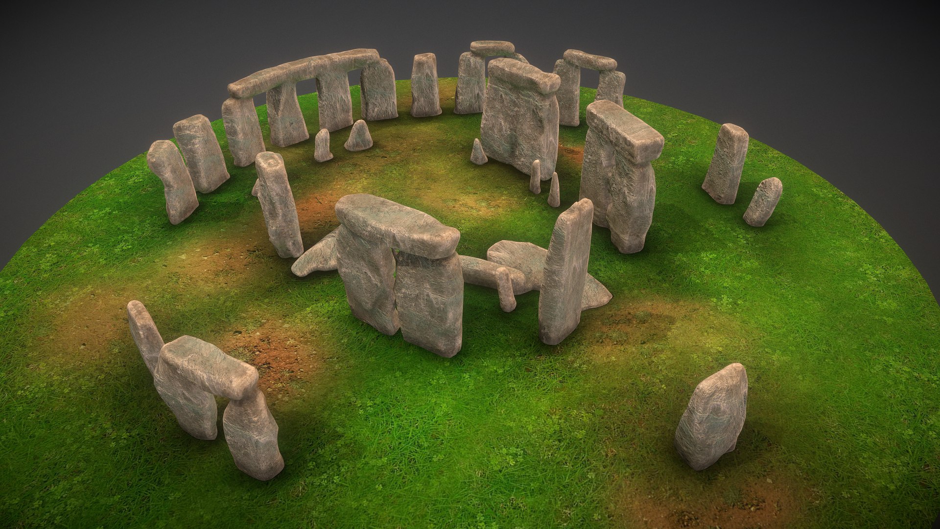 3D Stonehenge - TurboSquid 2408017