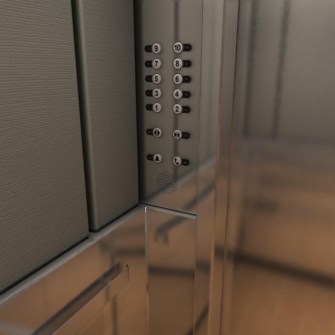 Passenger Elevator 3d Model