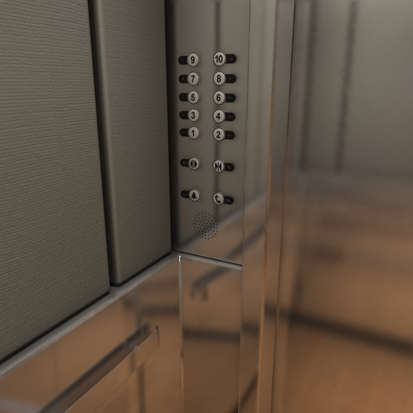 passenger elevator 3d model