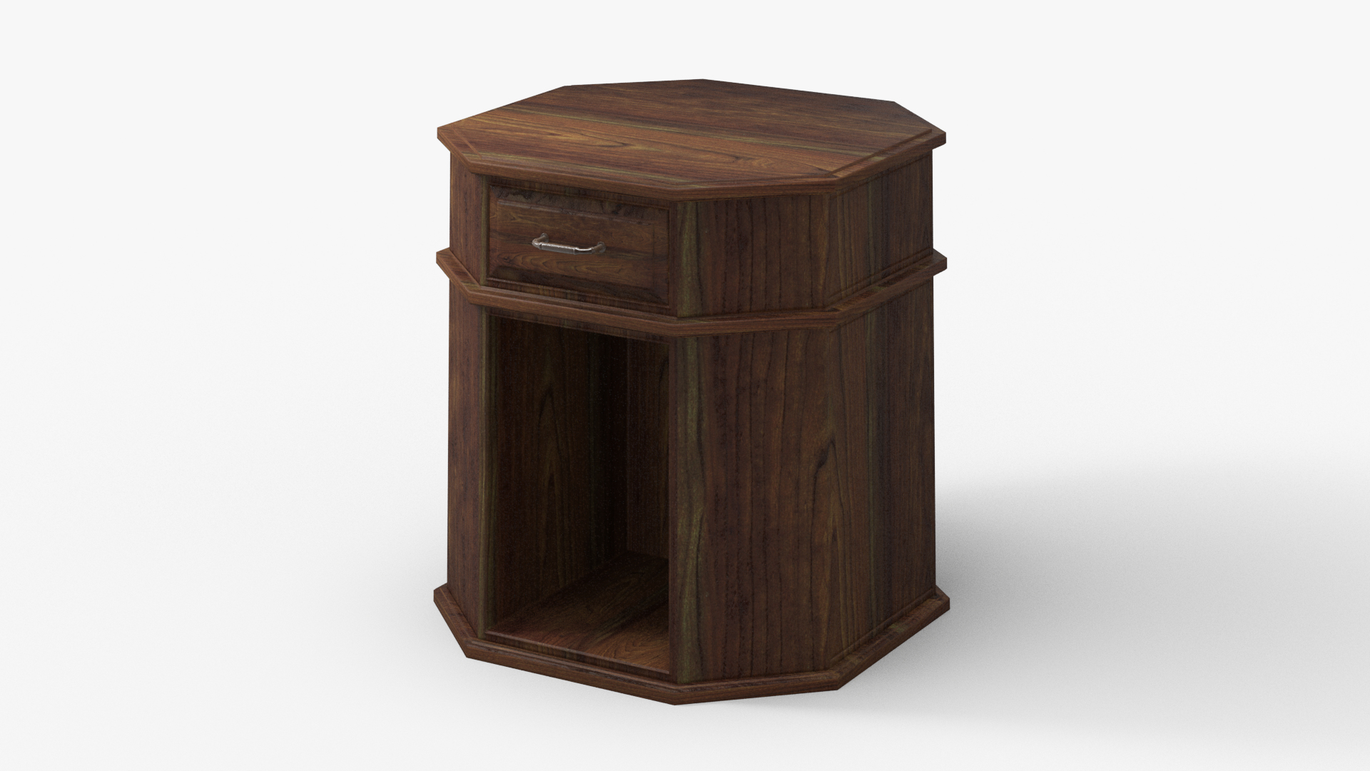 3D Classic Wooden Side Table Model - TurboSquid 2323996