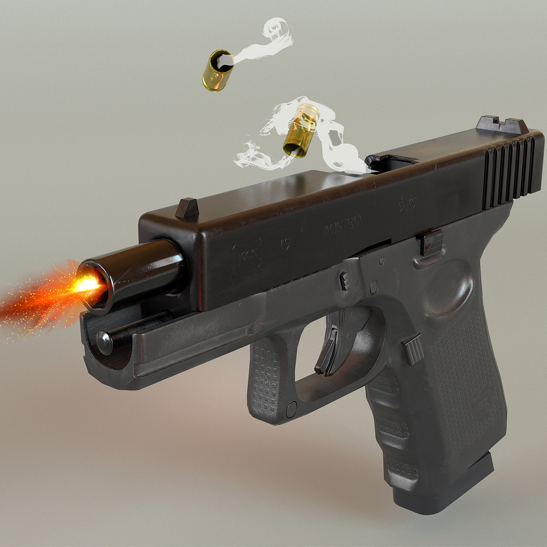 Ready Glock 19 3d Model Turbosquid 1696180
