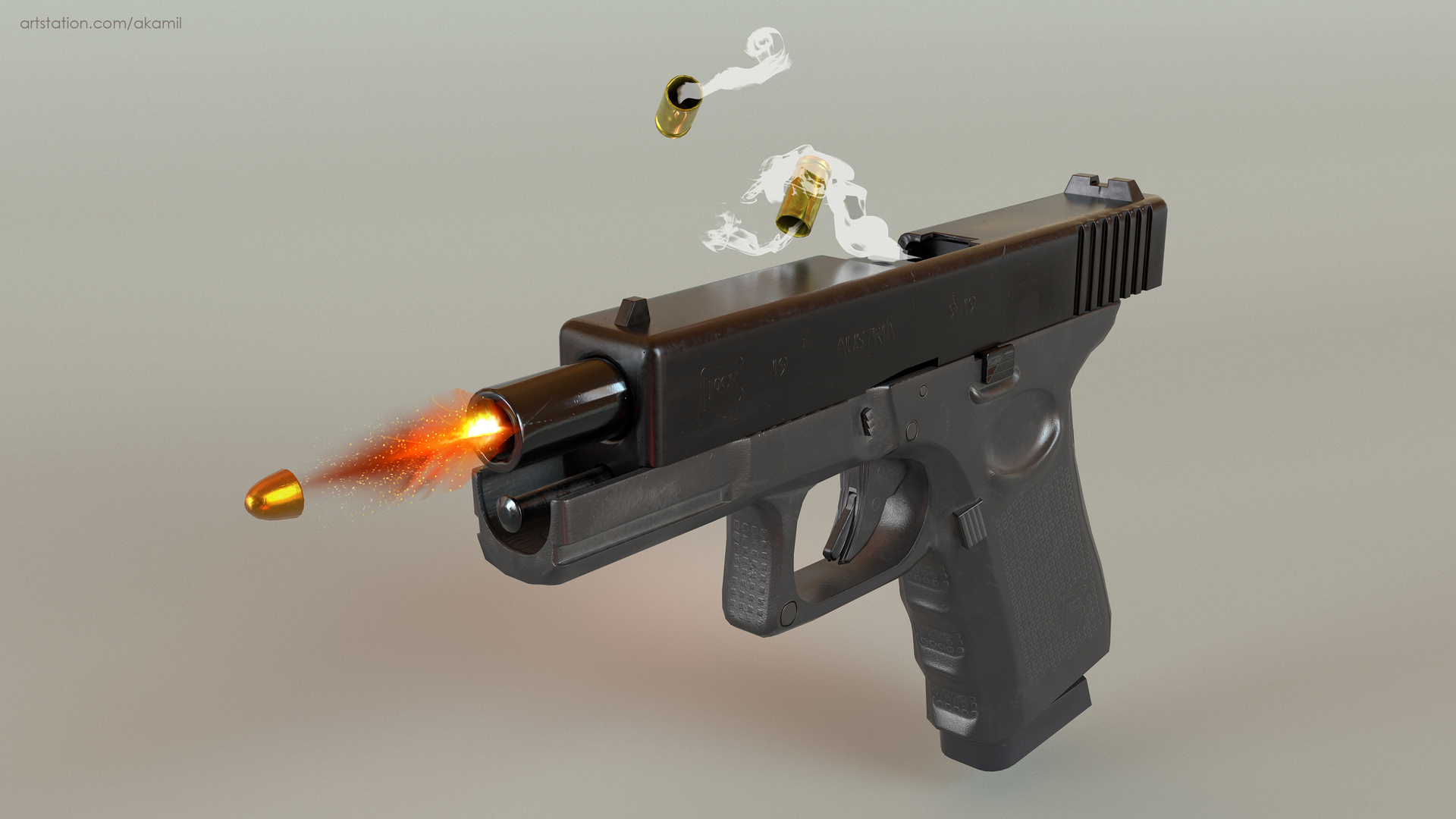 Ready Glock 19 3d Model Turbosquid 1696180
