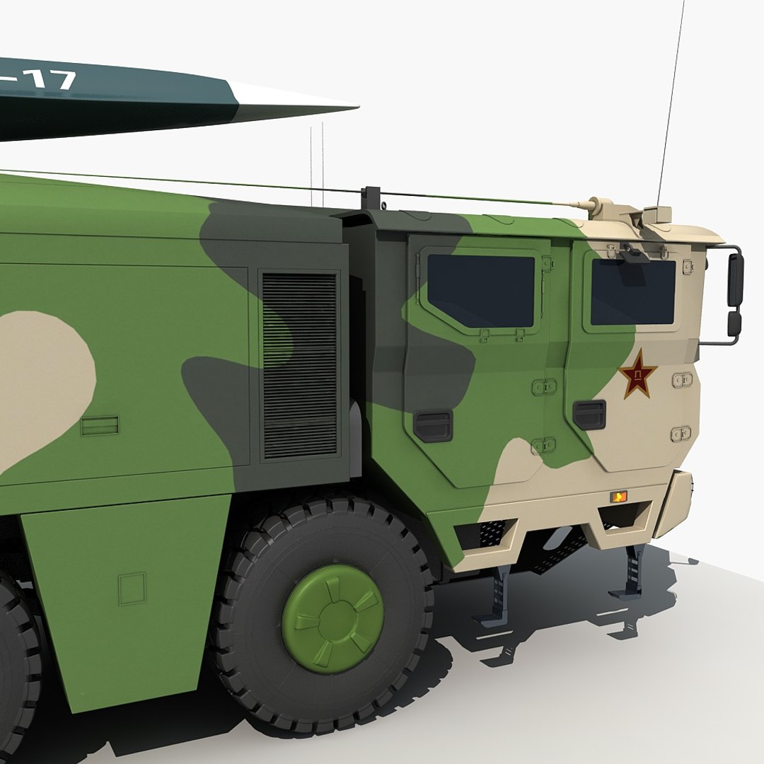 China Df 17 Hypersonic 3D Model - TurboSquid 1461163