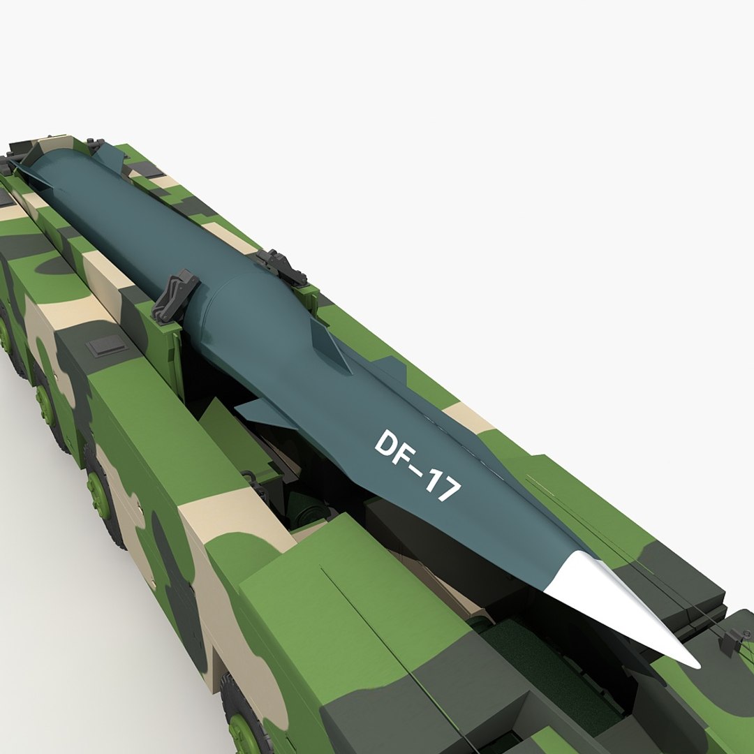 China Df 17 Hypersonic 3D Model - TurboSquid 1461163