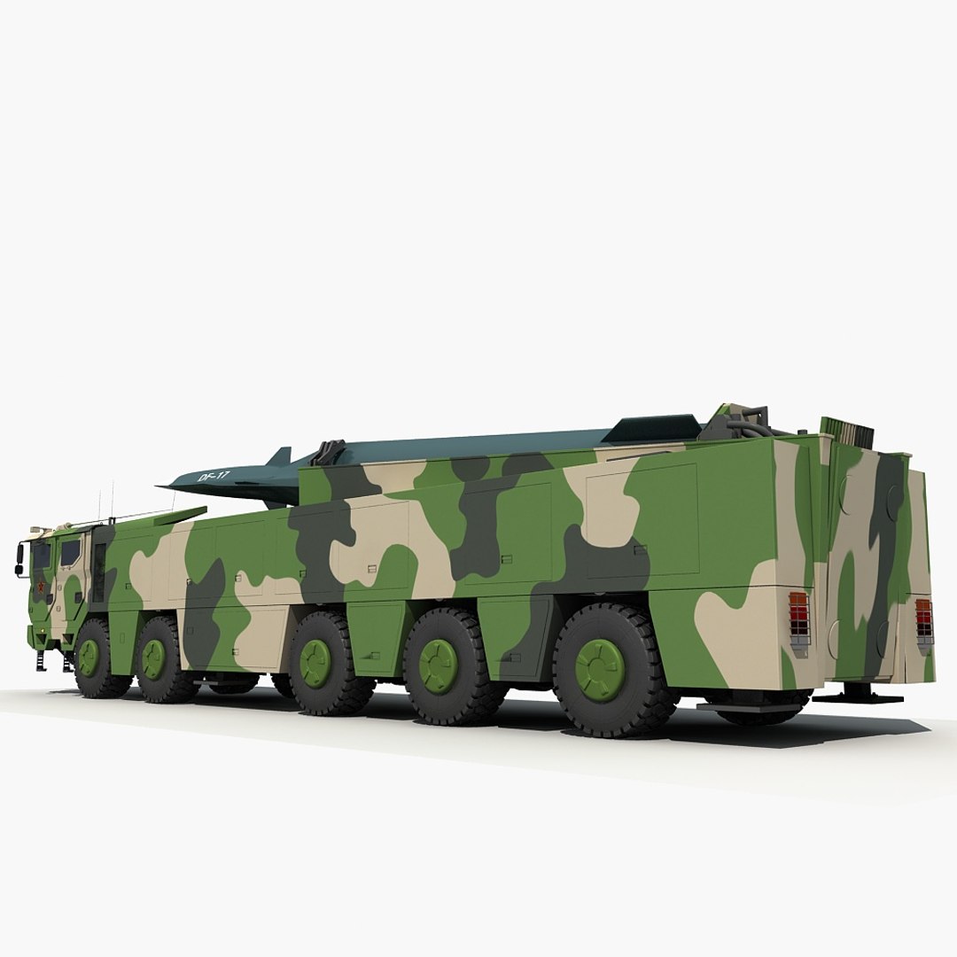 China Df 17 Hypersonic 3D Model - TurboSquid 1461163