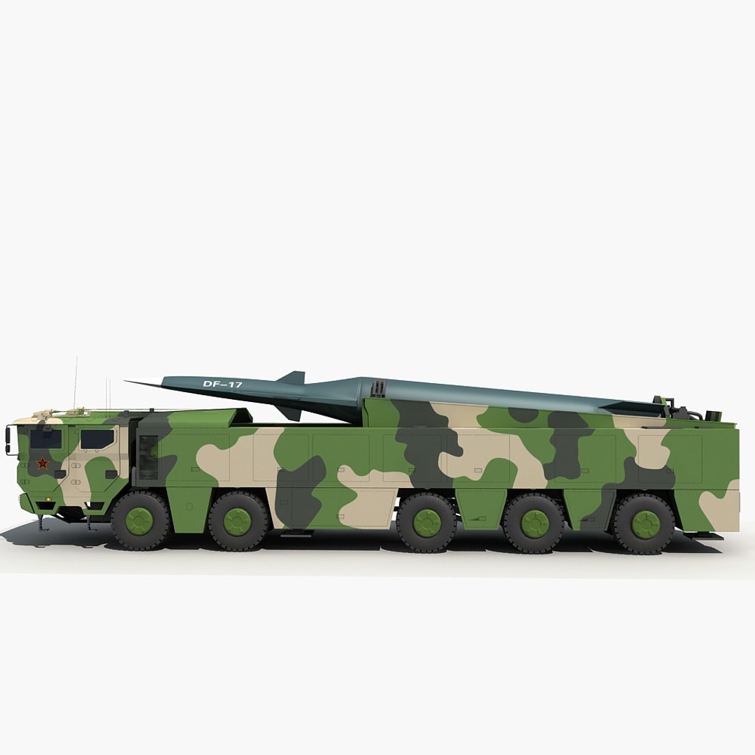 China Df 17 Hypersonic 3D Model - TurboSquid 1461163