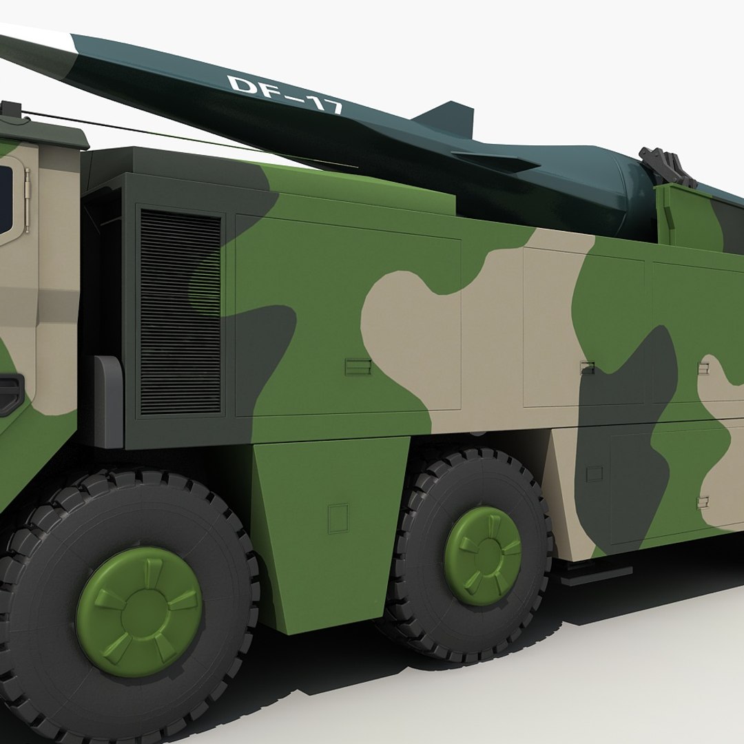 China Df 17 Hypersonic 3D Model - TurboSquid 1461163