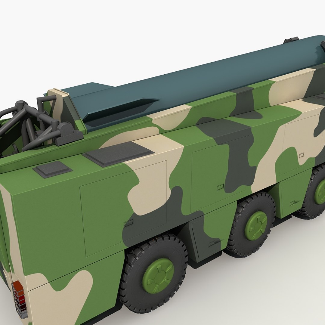 China Df 17 Hypersonic 3D Model - TurboSquid 1461163