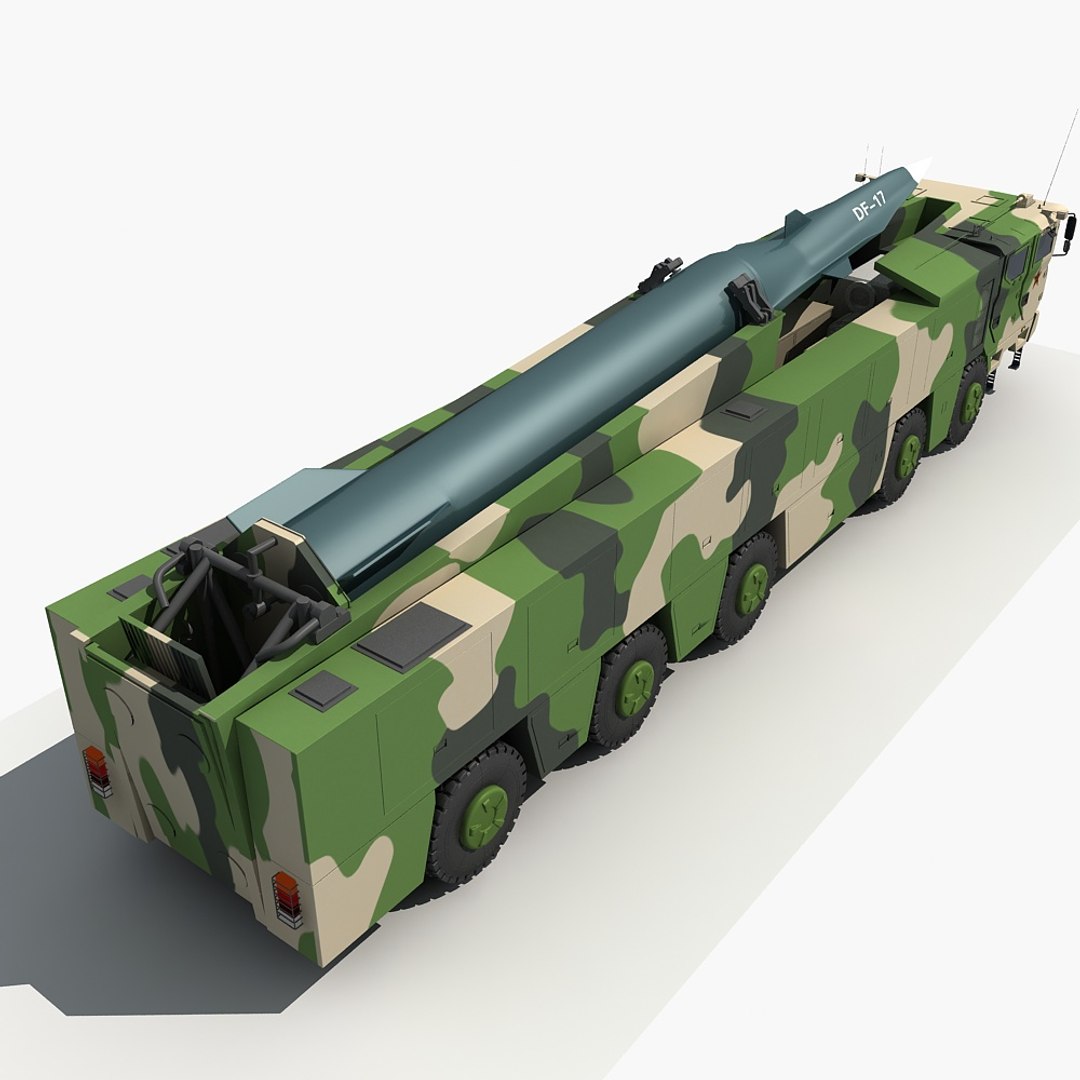 China Df 17 Hypersonic 3D Model - TurboSquid 1461163