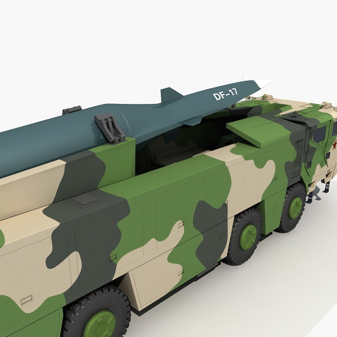 China Df 17 Hypersonic 3D Model - TurboSquid 1461163