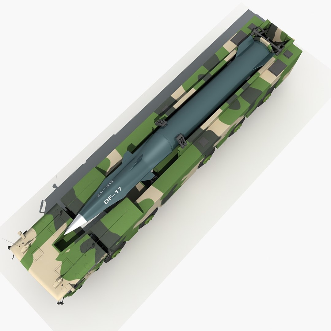 China Df 17 Hypersonic 3D Model - TurboSquid 1461163