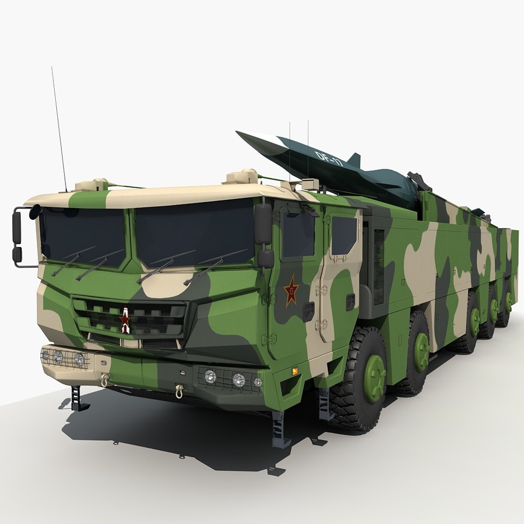 China Df 17 Hypersonic 3D Model - TurboSquid 1461163