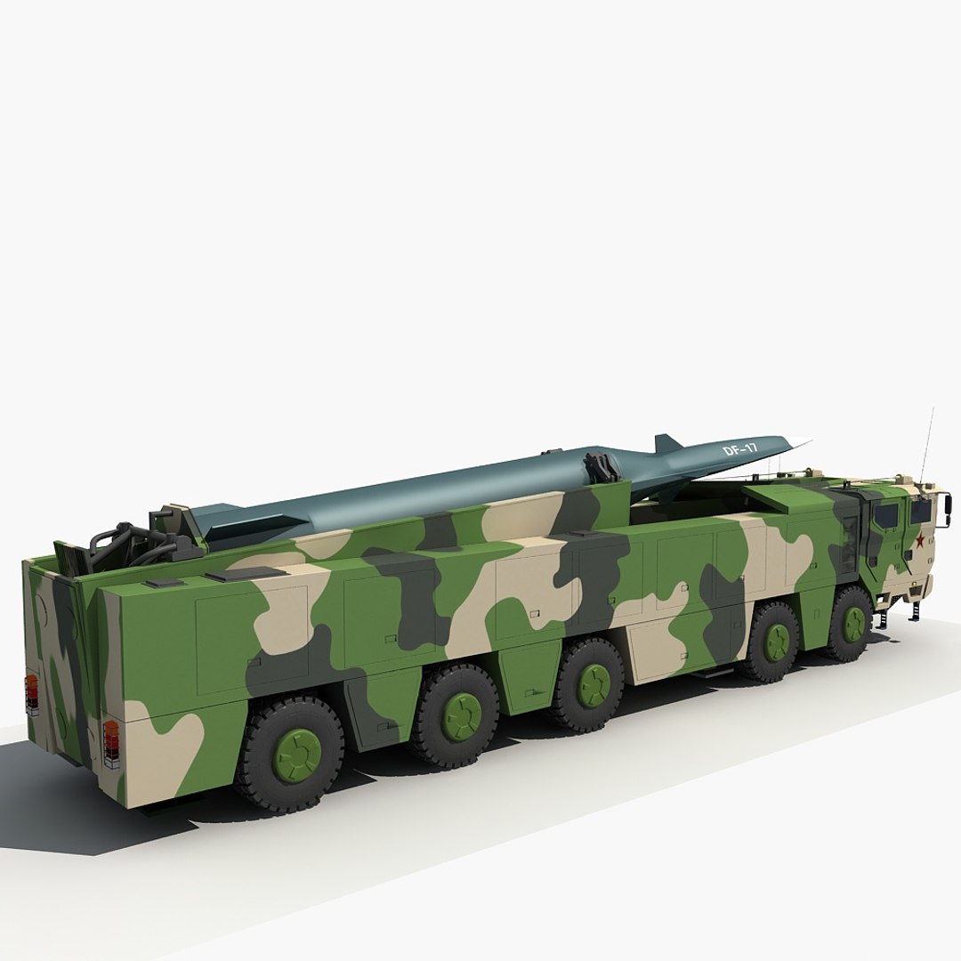 China Df 17 Hypersonic 3D Model - TurboSquid 1461163